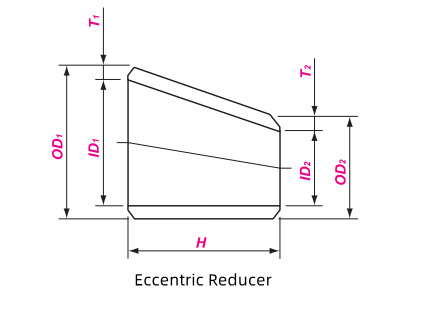 ASEM B16.9 Eccentric Reducer Fitting Dimensions - BW Eccentric Reducer ...