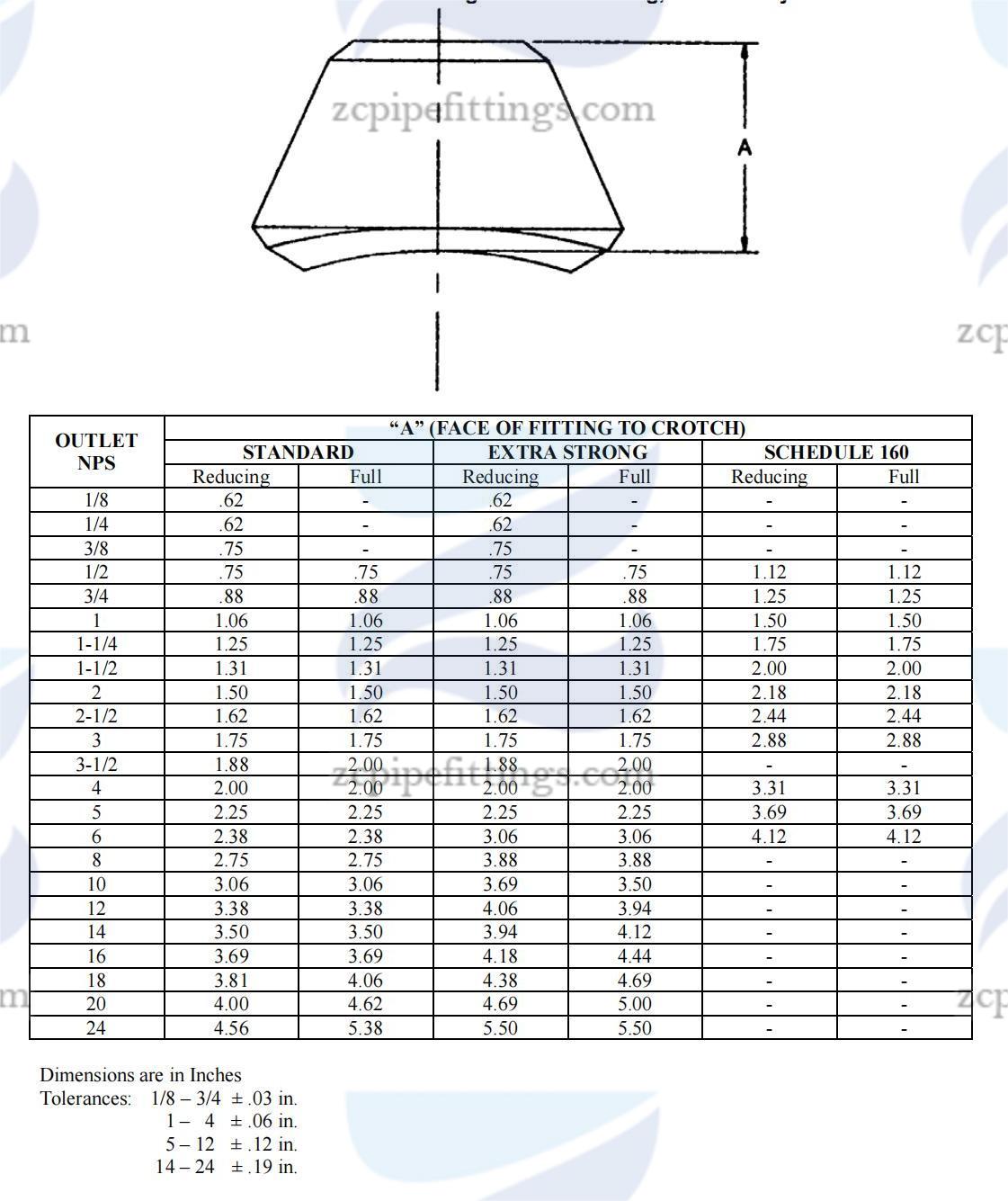 Branch Outlet,Weldolet,Sockolet,Threadolet,Latrolet